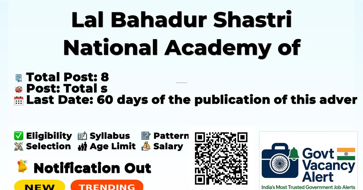 Lal Bahadur Shastri National Academy of Administration, Mussoorie ...
