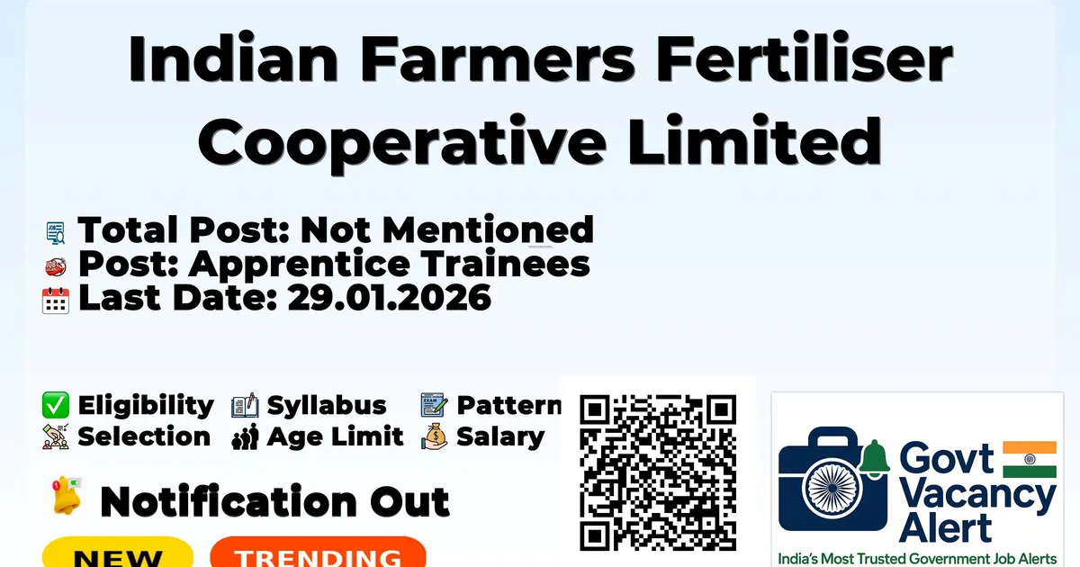 Indian Farmers Fertiliser Cooperative Limited (IFFCO) - Apprentice ...
