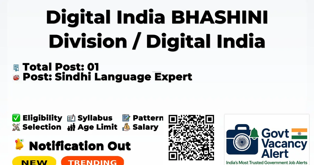 Digital India BHASHINI Division / Digital India Corporation (DIBD ...